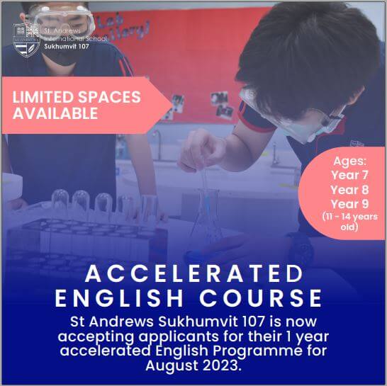 Accelerated English Programme | St Andrews International School, S107 ...